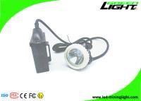 China 10000Lux LED Miners Cap Lamp Rechargeable 6600mAh Lithium Battery 1.67W ABS PC Waterproof for sale