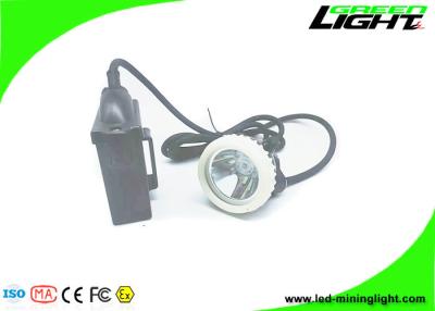 China 10000Lux LED Miners Cap Lamp Rechargeable 6600mAh Lithium Battery 1.67W ABS PC Waterproof for sale