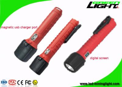 China 1300 Lumen LED Flashlight Torch USB Rechargeable IP68 Anti Explosive 10W Cree for Outdoor for sale
