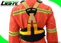 China Super Wear Resistant Nylon Miners Belt 38x1400mm with Shoulder Back Waist Support Reflective Strips for sale