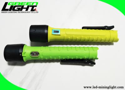 China IP68 Explosion Proof Flashlight CREE 5W 6.4Ah Rechargeable Torch Light for sale