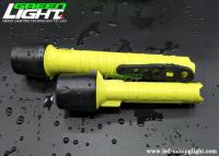 China Explosion Proof LED Flashlight 8 Hours Runtime ABS Impact Resistant Yellow Body Shell 355 Lumens for sale
