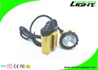 China Rechargeable LED Miners Lamp 25000lux 10.4Ah SAMSUNG Battery IP68 Waterproof Headlamp for sale