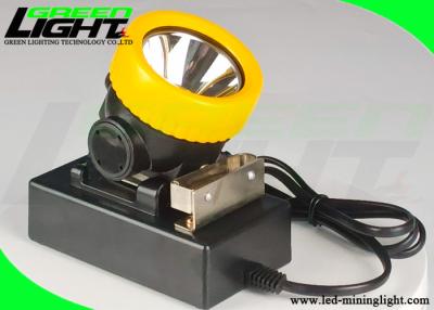 China Cordless Miners Cap Lamp 5000LUX 2.2Ah Rechargeable Battery LED Mining Light for sale