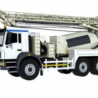 China 8x4 170m3/H Productivity  HB62K 62m Concrete Pump Truck With Benz Chassis for sale