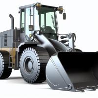 China 5.5 Ton ZL50GN Wheel Loader With 3m3 Rock Bucket, Glass Protection And Camera for sale