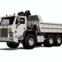 China 5000kg Knuckle SQ5ZK2Q Howo 6x4 Right Hand Drive 30 Ton Dump High Up Truck Crane for sale