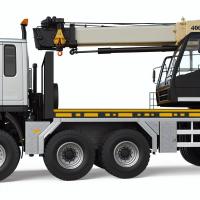 China Howo Truck Mounted Crane 6x4 400hp 5 Ton  SQ5SK2Q Telescopic Crane for sale