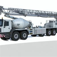 China 120m3/H 1540mm Height Concrete Boom Truck HB37V 5 Section 228KW for sale