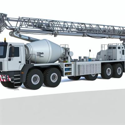 China 120m3/H 1540mm Height Concrete Boom Truck HB37V 5 Section 228KW for sale