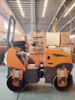 China 1.5 Ton Vibratory Road Roller ST1500 Double Drum with 8.1kw Diesel Engine for sale