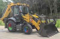 China 4*4 SAM388 Backhoe Loader with 6 in 1 Bucket Hot Sale in Ecuador for sale