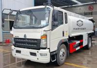 China 4x2 HOWO 168hp 12m3 Fuel Tank Truck Hot Sale in Angola for sale