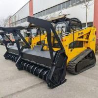 China Real-life footage from the factory  Mini Skid Steer Loader with Various Attachments for sale best price for sale