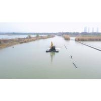 China Mini Amphibious Excavator With 7 Long Reach Boom Isuzu/cummines Engine Euro 2/3 with Hydraulic Cutter Suction Pump River Dredging Pond Desilting Machine for sale