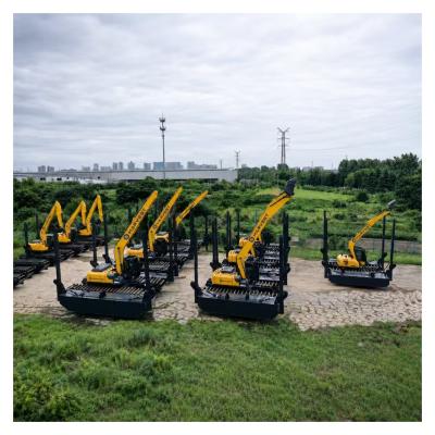 China Amphibious Excavator XE215SLL ISUZU Engine 128.5KW Euro 2 15M Boom Thailand amphibious excavator for sale