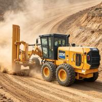 China SEM920F 919F Motor Grader with Shangchai engine 5 Shanks Ripper Hot Sale in Angola for sale