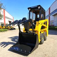 China Narrow Space Versatile Skid-Steer Loader Jc25 with 360° Rotating Body Mini best Loader for sale