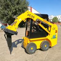 China Narrow Space Versatile Skid-Steer Loader Jc25 with 360° Rotating Body Mini best Loader for sale