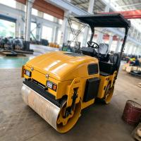 China Vibratory Road Roller 4 Ton Double Drum  LTC204 with 26.5 Kilowatt Engine Designed for Asphalt Pavement and Soil Compaction Tasks for sale