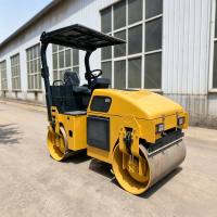 China Vibratory Road Roller 4 Ton Double Drum  LTC204 with 26.5 Kilowatt Engine Designed for Asphalt Pavement and Soil Compaction Tasks for sale
