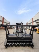 China TS100 Tracked Skid Steer Loader with Forest Mulcher for Heavy Land Clearing Popular in Barbados for sale