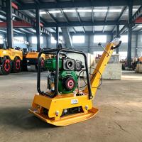 China HZR200 Portable Vibratory Soil Compactor Machine Gasoline Powered Plate Tamper for Road Building and Landscaping for sale