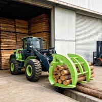 China 5.5 ton Full Electric Loader XC958-EV Battery Powered Front End Loader Low Noise with Log Grapple for Timber Forestry Handling Construction Mining for sale