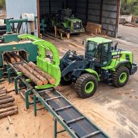 China 5.5 ton Full Electric Loader XC958-EV Battery Powered Front End Loader Low Noise with Log Grapple for Timber Forestry Handling Construction Mining for sale