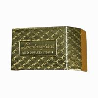 China Irregular Metal Perfume Labels Corrosion Resistant Custom Metal Adhesive Labels for sale