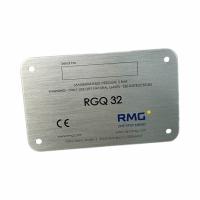 China Brushed Anodized Aluminum Name Plates Flat Custom Name Plate With Logo for sale