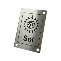 China Corrosion Resistant Custom Logo Name Plates Waterproof Laser Engraved Name Plates for sale