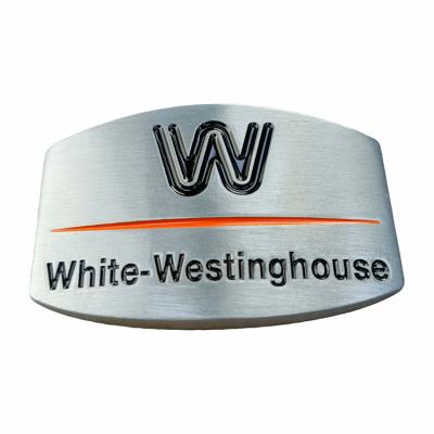 China Wear Resistant Zinc Alloy Nameplate Metal Etched Name Plates Customized for sale
