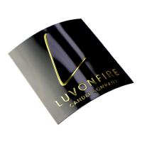 China Custom Embossed Aluminum Metal Labels for Perfume Bottles OEM Wholesale for sale
