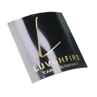 China Custom Embossed Aluminum Metal Labels for Perfume Bottles OEM Wholesale for sale