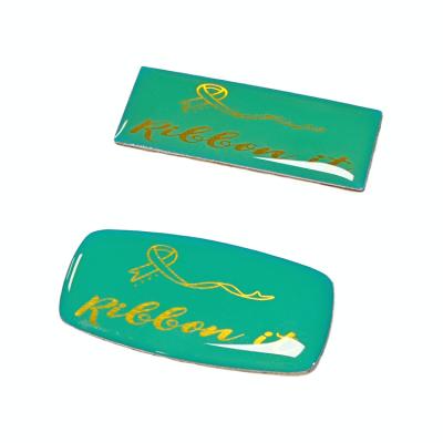 China Aluminum Base Custom Epoxy Sticker Adhesive Backed Resin Dome Stickers Lightweight for sale