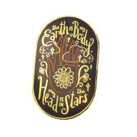 China Electroplated Custom Metal Badge Waterproof Resin Dome Badges Scratch Proof for sale