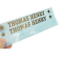 China Custom Metal Nickel Sticker Metallic Silver / Rose Gold Electroplated Metal Sticker for sale