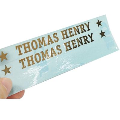 China Custom Metal Nickel Sticker Metallic Silver / Rose Gold Electroplated Metal Sticker for sale