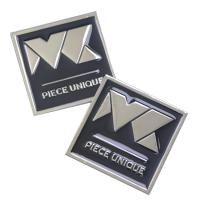 China Stamping Custom Metal Name Plates Wear Resistant Corrosion Resistant Embossed Name Plate for sale