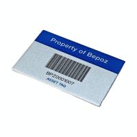 China Versatile Metal Asset Tag Self Adhesive Metal Serial Number Labels Customized for sale