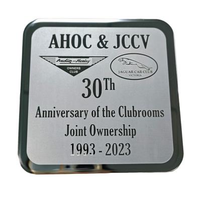China Custom Business Gifts Souvenir Metal Silver Brass Plated Branded Logo Coaster For Cup for sale