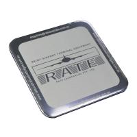 China Anodized Aluminum Coaster Square Custom Drink Coasters Silver Gray for sale