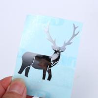 China Versatile Metal Nickel Sticker Silver Custom Transfer Stickers for sale
