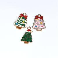 China Zinc Alloy Christmas Metal Ornaments Durable Enamel Christmas Ornaments Customized for sale