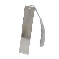 China Mirror Finish Custom Made Bookmarks Rectangular Stainless Steel Bookmark Corrosion Resistant for sale