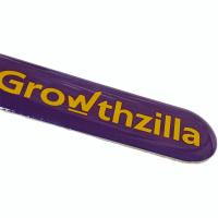China Customized Purple Printed Epoxy Resin Metal Sign With Transparent Dome-shaped Aluminum Label for sale