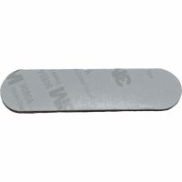 China Customized Purple Printed Epoxy Resin Metal Sign With Transparent Dome-shaped Aluminum Label for sale