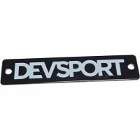 China Customized Printed Black And White Stainless Steel Nameplates for sale