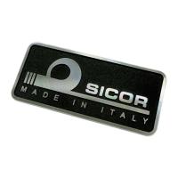 China Customized Logo With Embossed Font On The Black Base Of The Aluminum Nameplate for sale